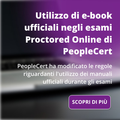 Corsi di formazione e certificazioni: ITIL, PRINCE2, AgilePM, COBIT ...